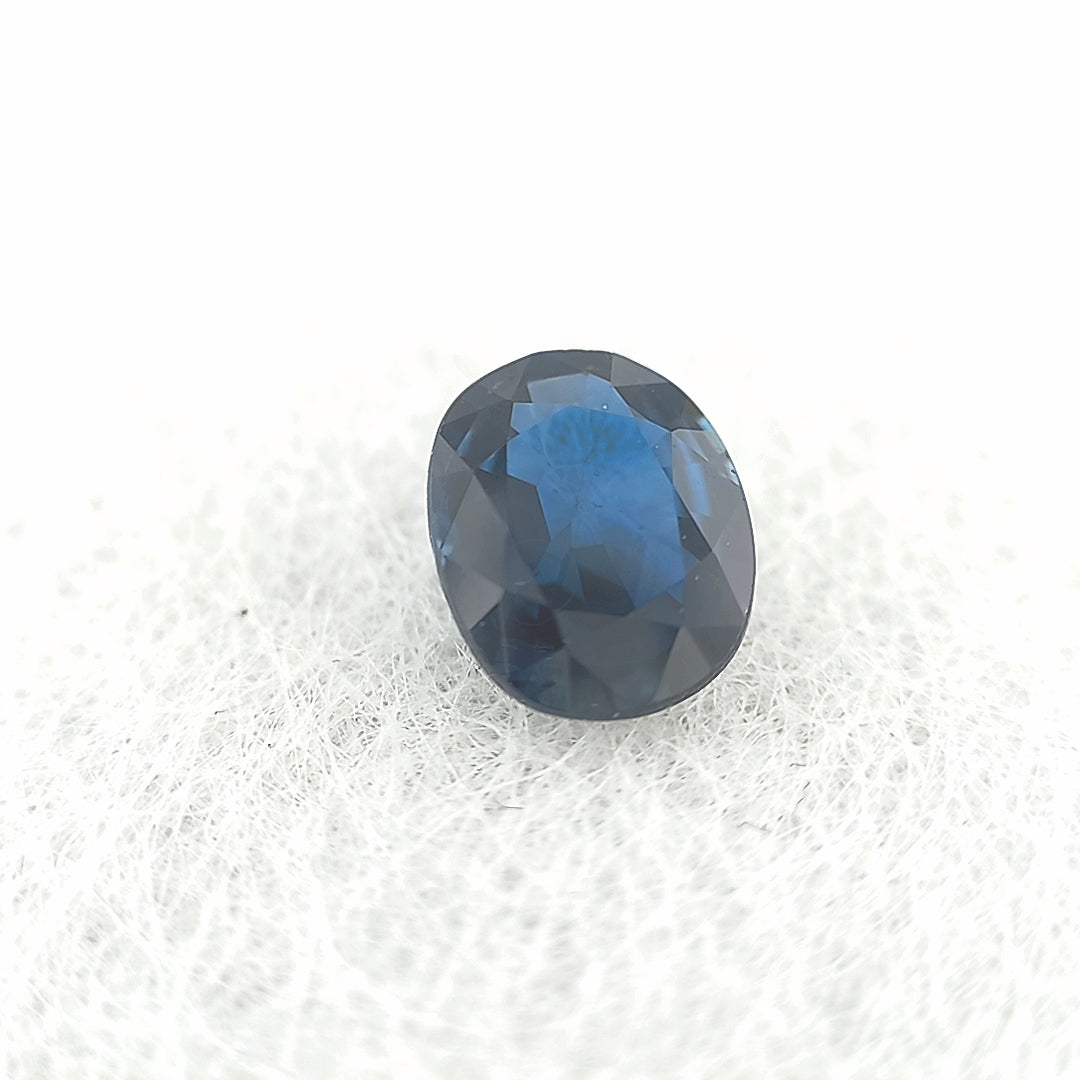 0.67ct Blue Sapphire Oval Cut – Lawson Gems