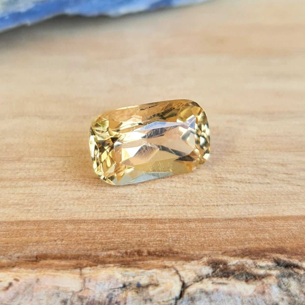 3.15ct Yellow Emerald Cut Danburite | Lawson Gems | Responsible Source