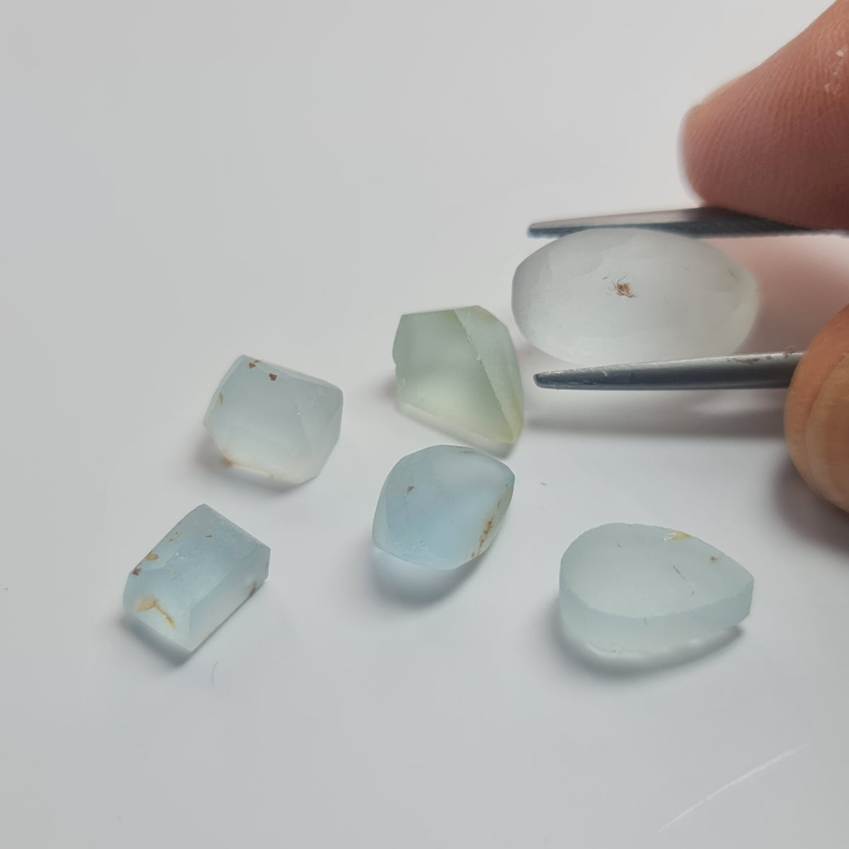 45ct Mixed Beryl Crystal Parcels . Lawson Gems . Gemstone Rough