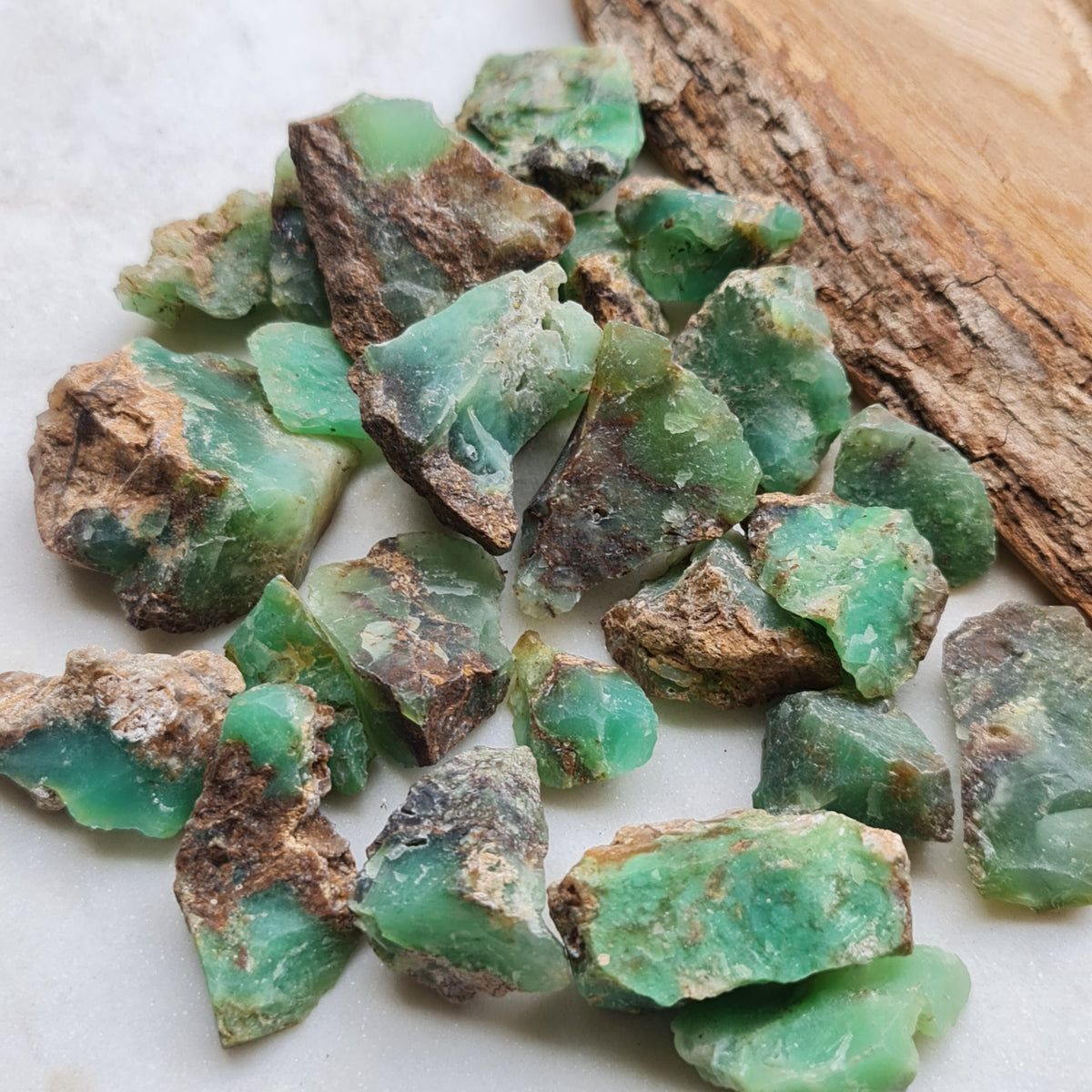 200 gram Australian Chrysoprase Parcels : Lawson Gems - Gemstone Jewellery