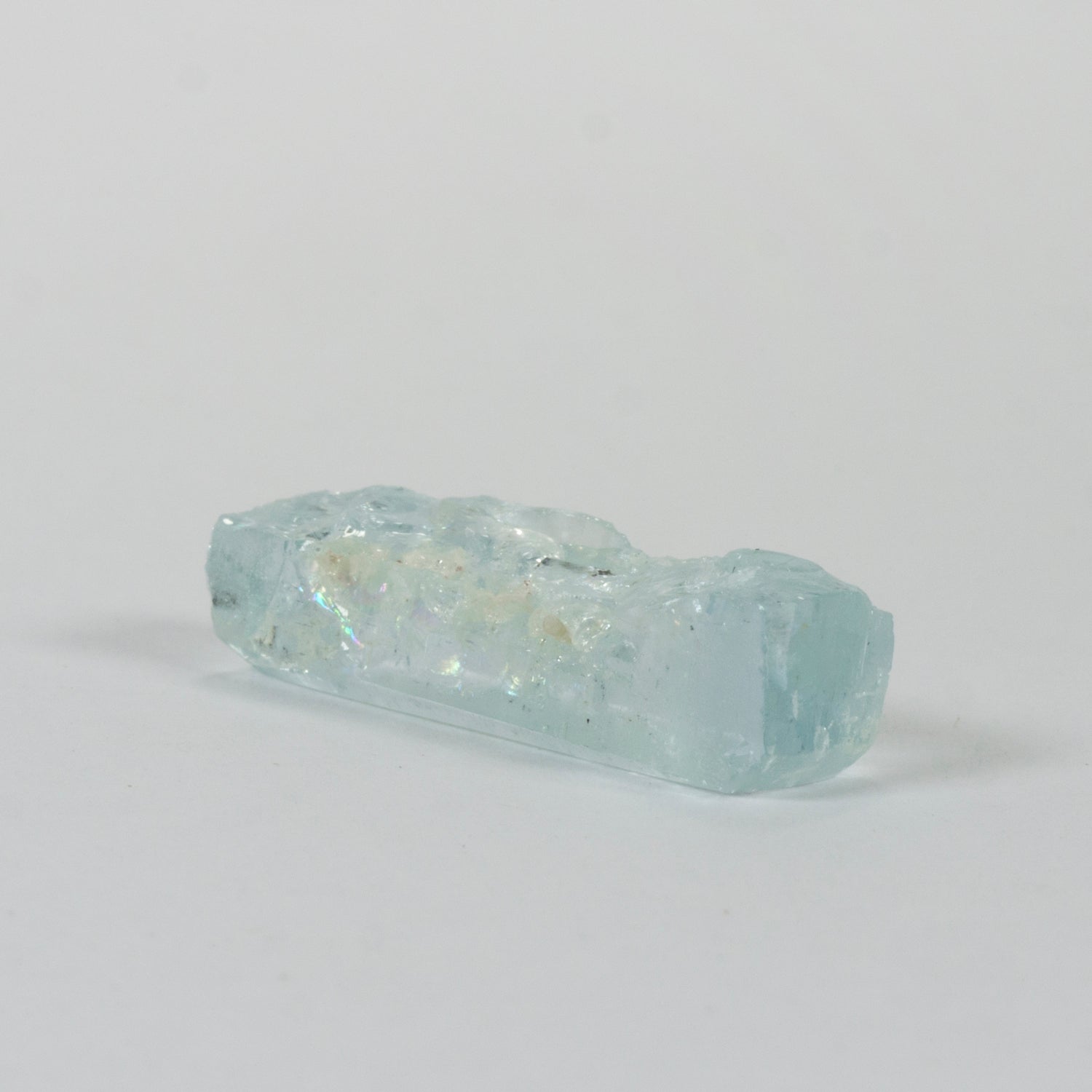 11.46ct Bespoke Rectangular Rough Cut Aquamarine : Lawson Gems - Rough ...