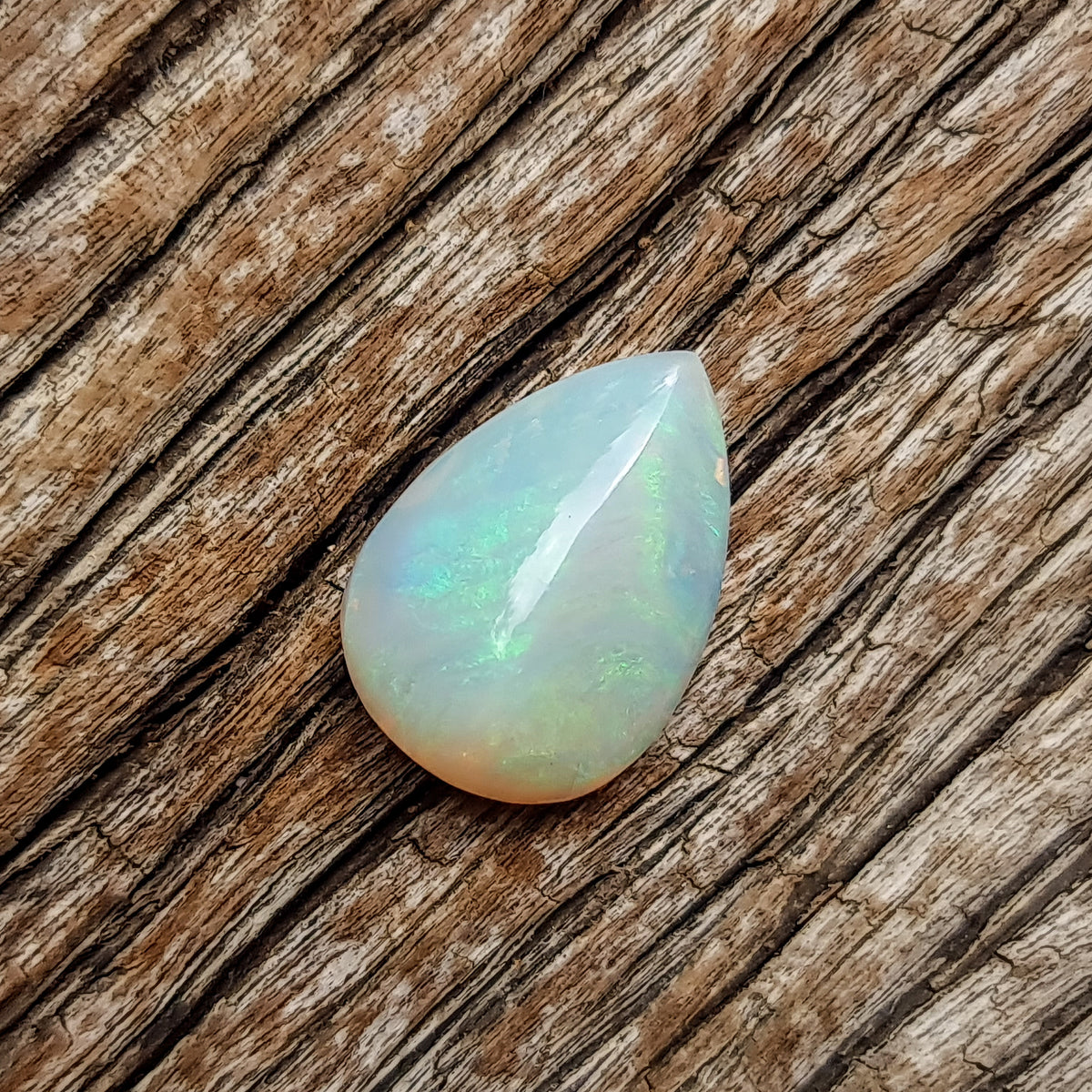 5.54ct Pear-Shaped Opal : Lawson Gems - Rough and Cut Gemstones