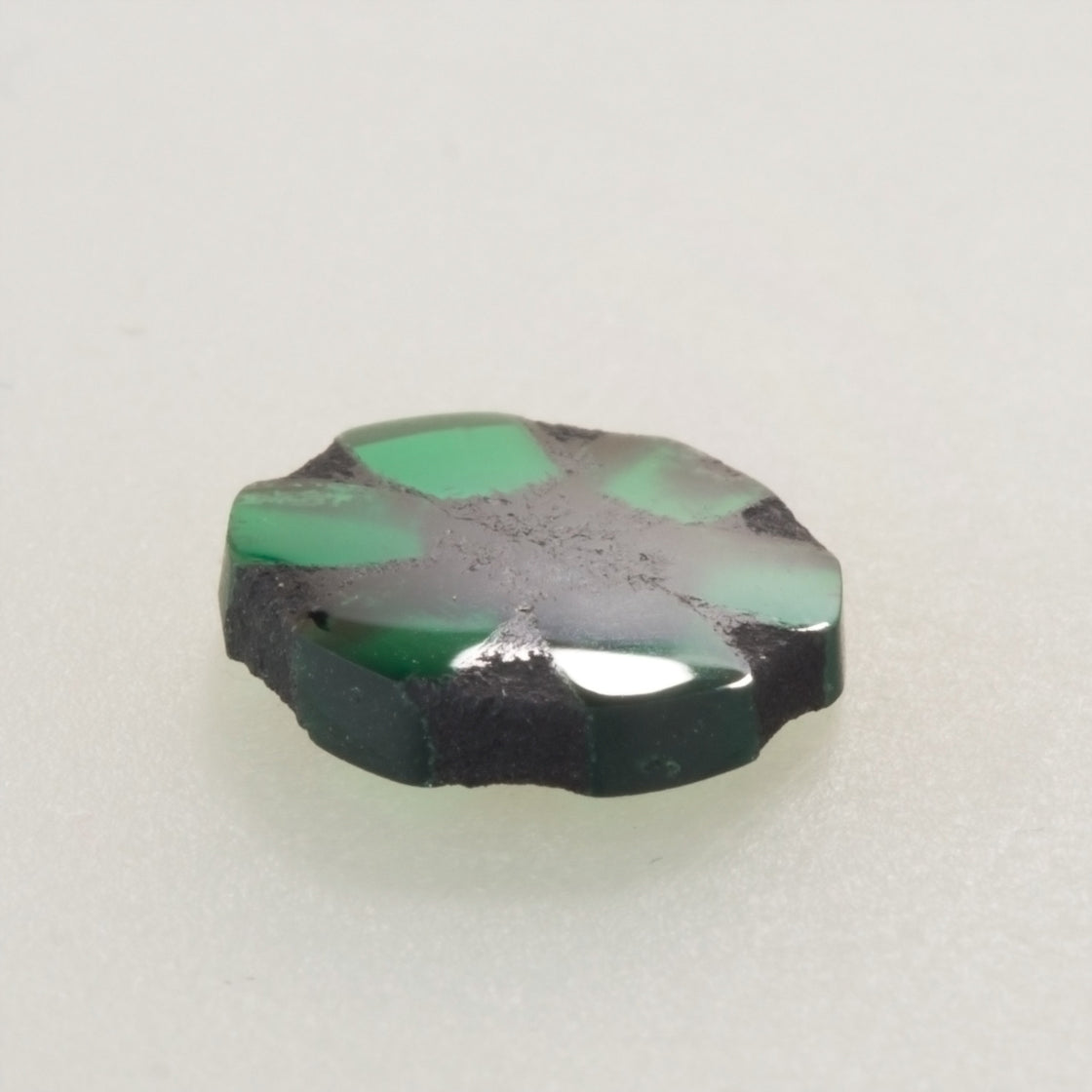 1.92ct Trapiche Emerald: Lawson Gems - Rough and Cut Gemstones