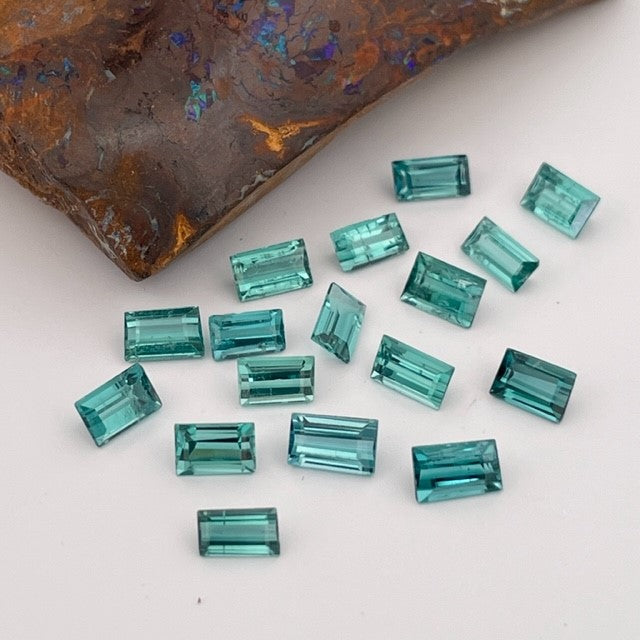 Baguette Cut Tourmaline Parcel : Lawson Gems - Rough and Cut Gemstones